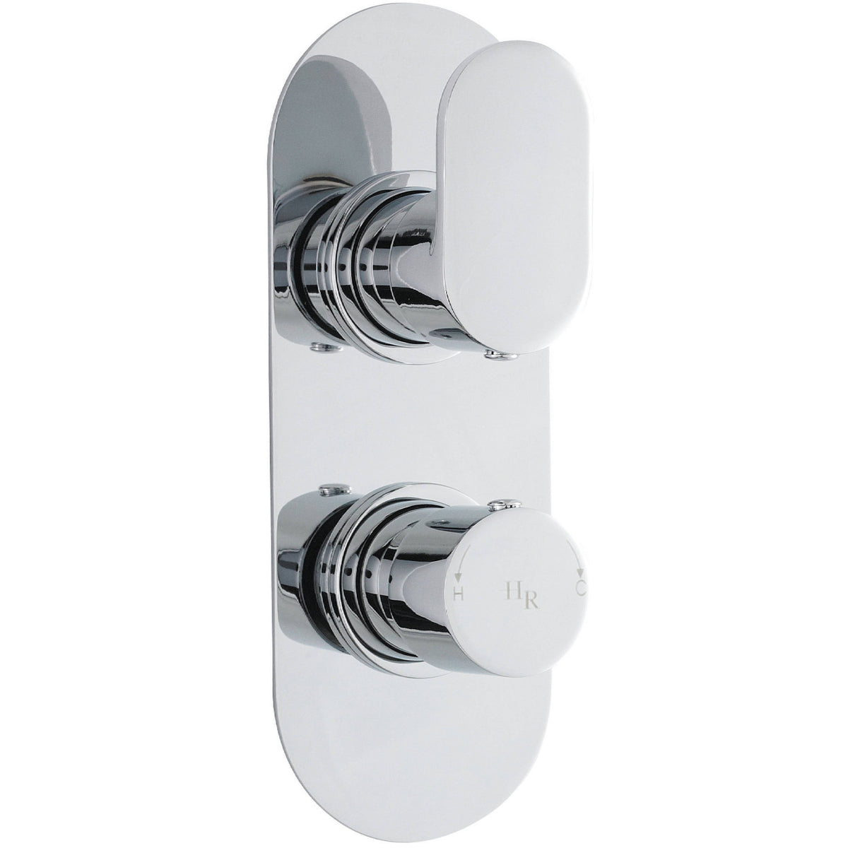 Hudson Reed Reign Round 2 Outlet Thermostatic Concealed Shower Valve W ...